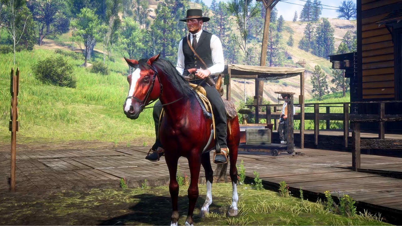 RDR2 Outfits for Every Horse: Red Chestnut Arabian - YouTube