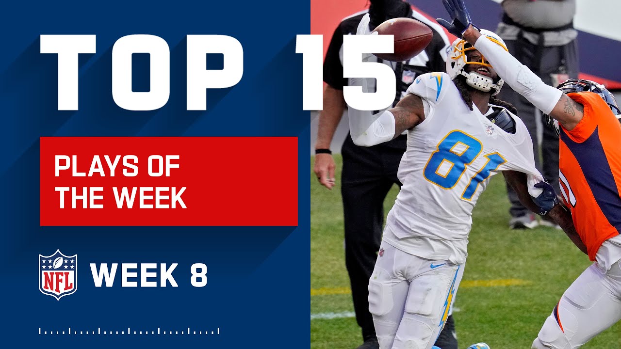 Top 15 Plays of Week 8 | NFL 2020 Highlights - YouTube