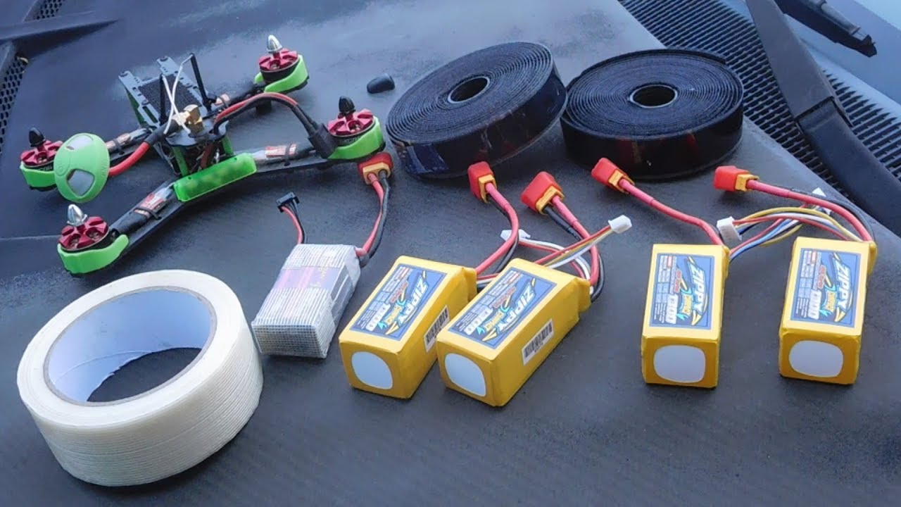 How To: Prepare New Lipos With Tape And Velcro! (Lipo Care) - YouTube