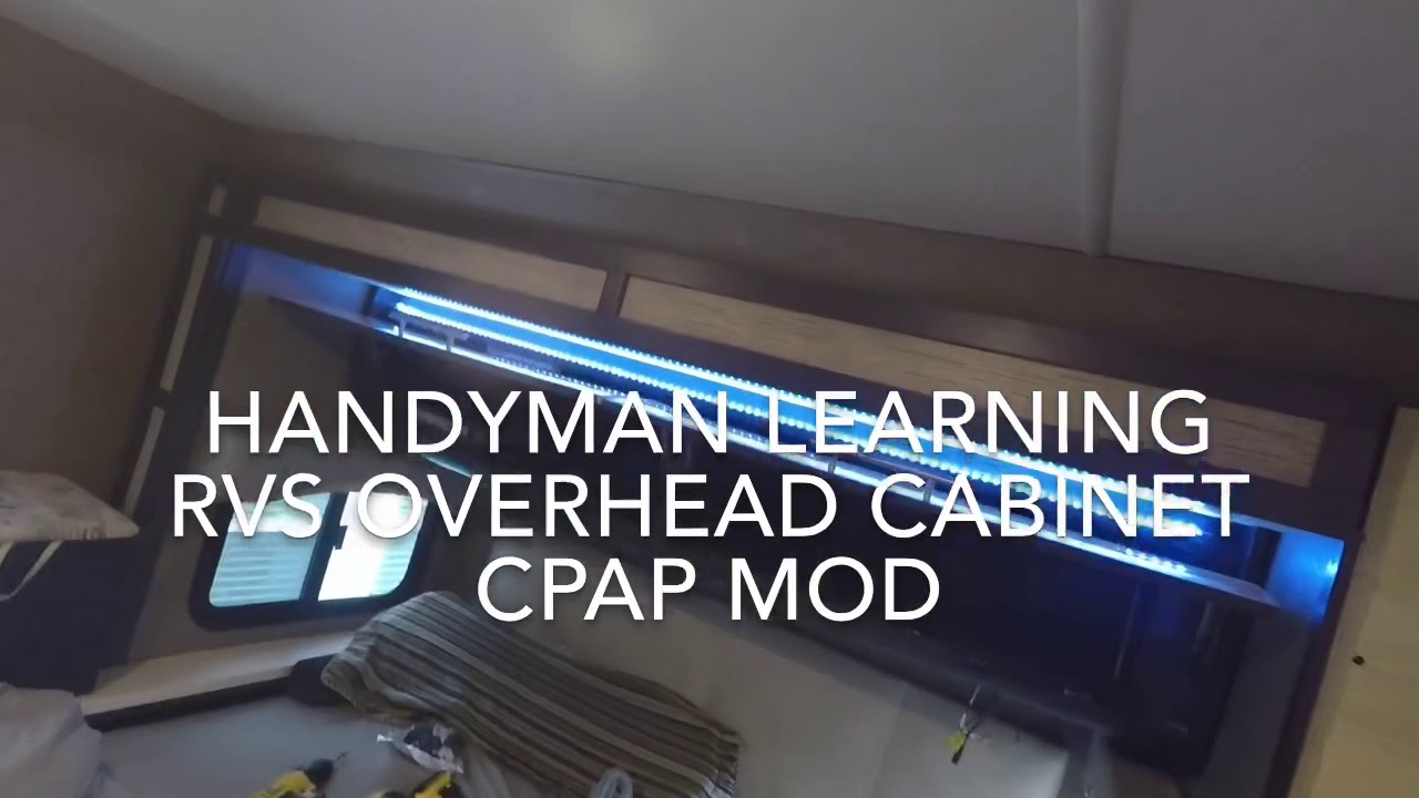 RV CPAP cabinet mod - YouTube