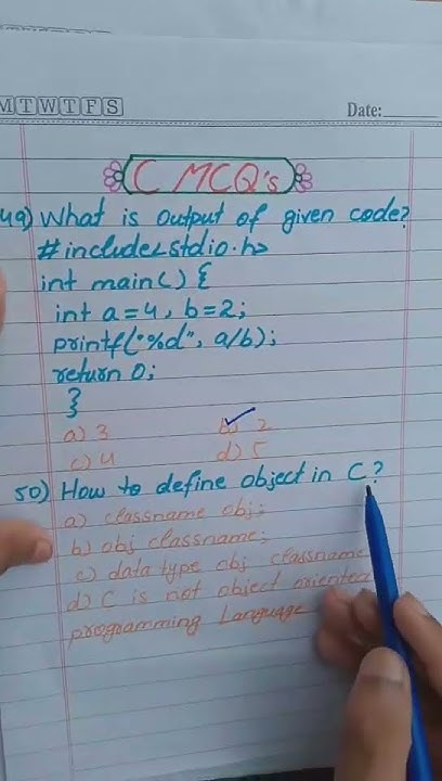 C Programming Mcq S Part20 Coderslife Programminglanguage Codinglover Youtube