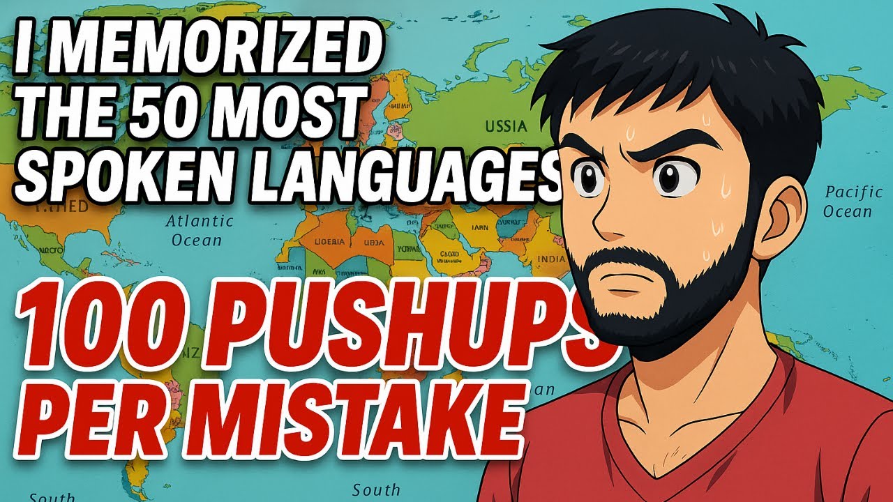 I Memorized the 50 Most Spoken Languages – 100 Pushups Per Mistake 💪 ...