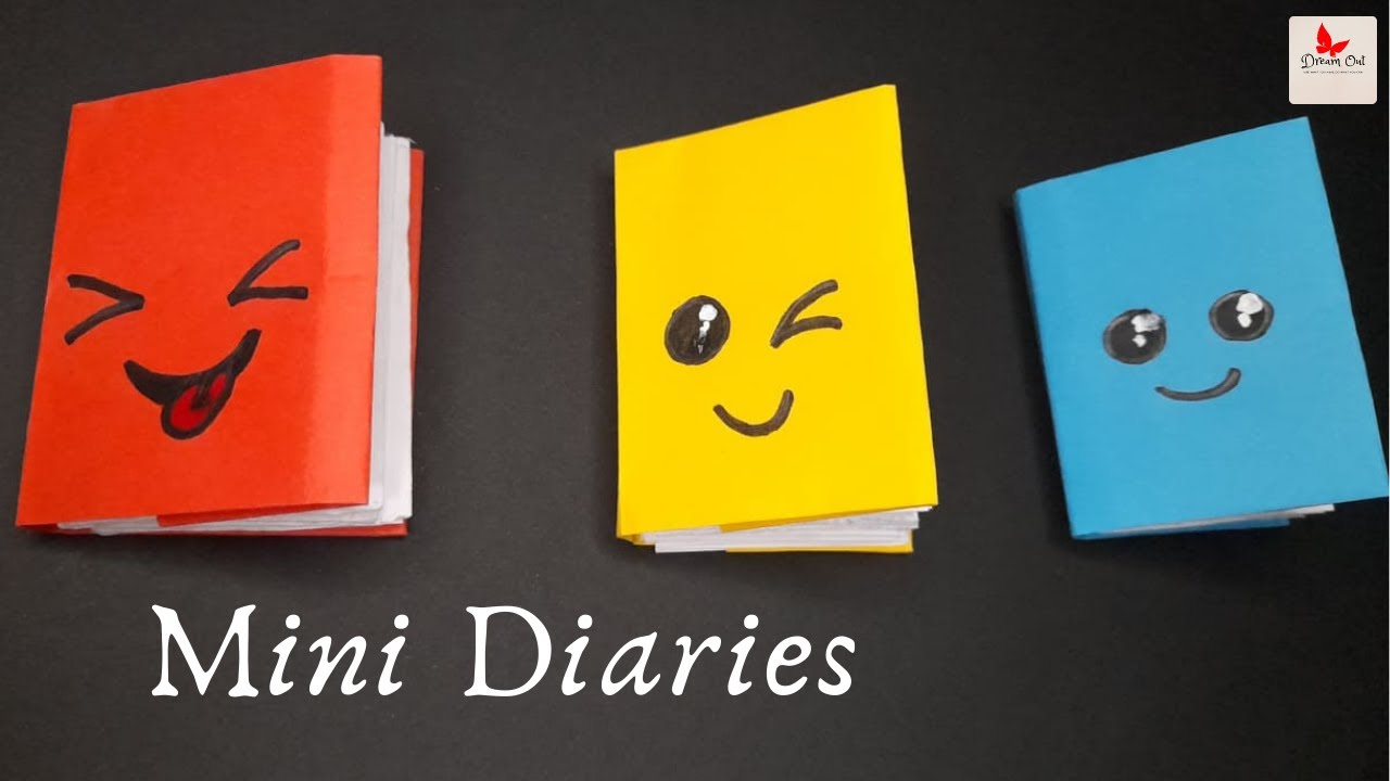 Mini Diaries | DIY paper craft | - YouTube