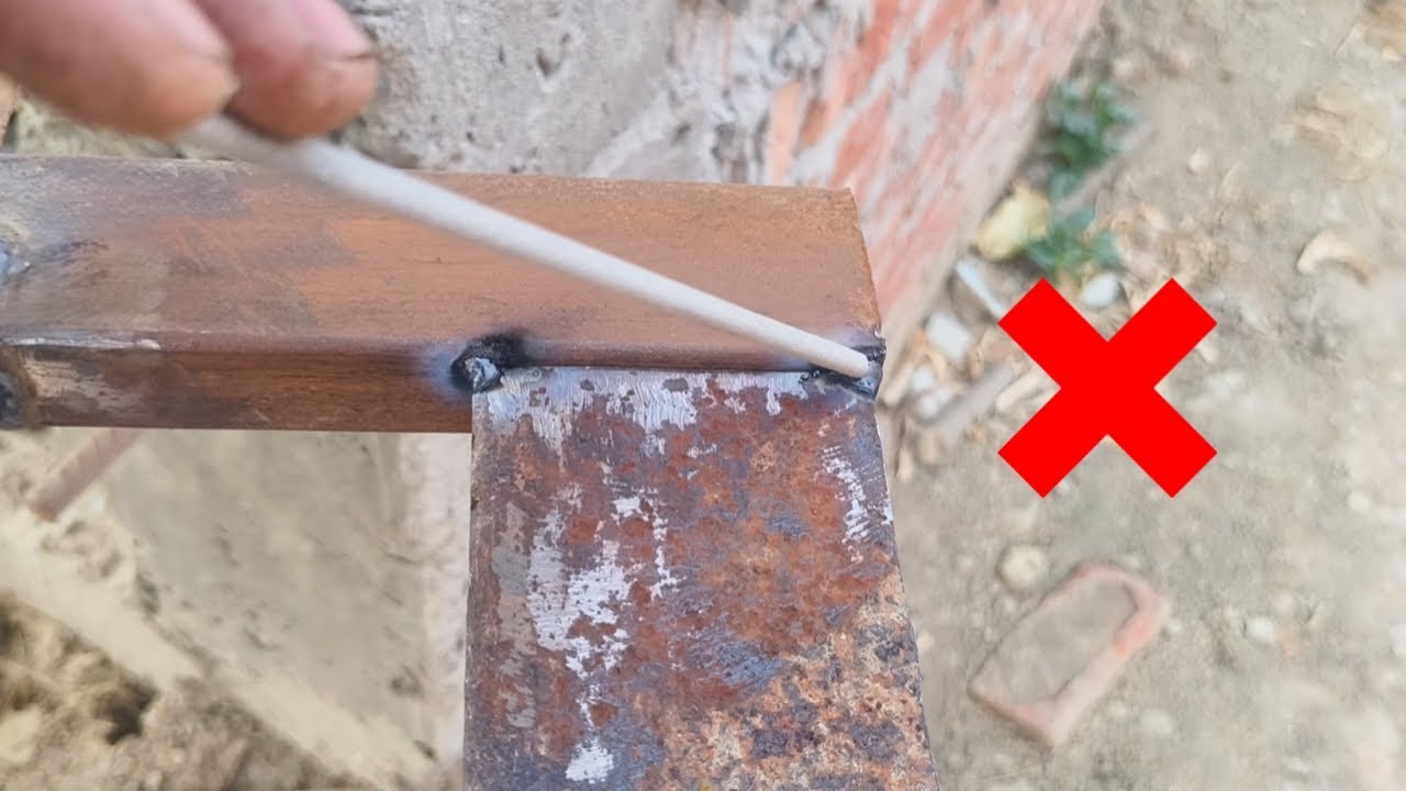 Only a few people know the technique of welding rectangle pipe to metal ...