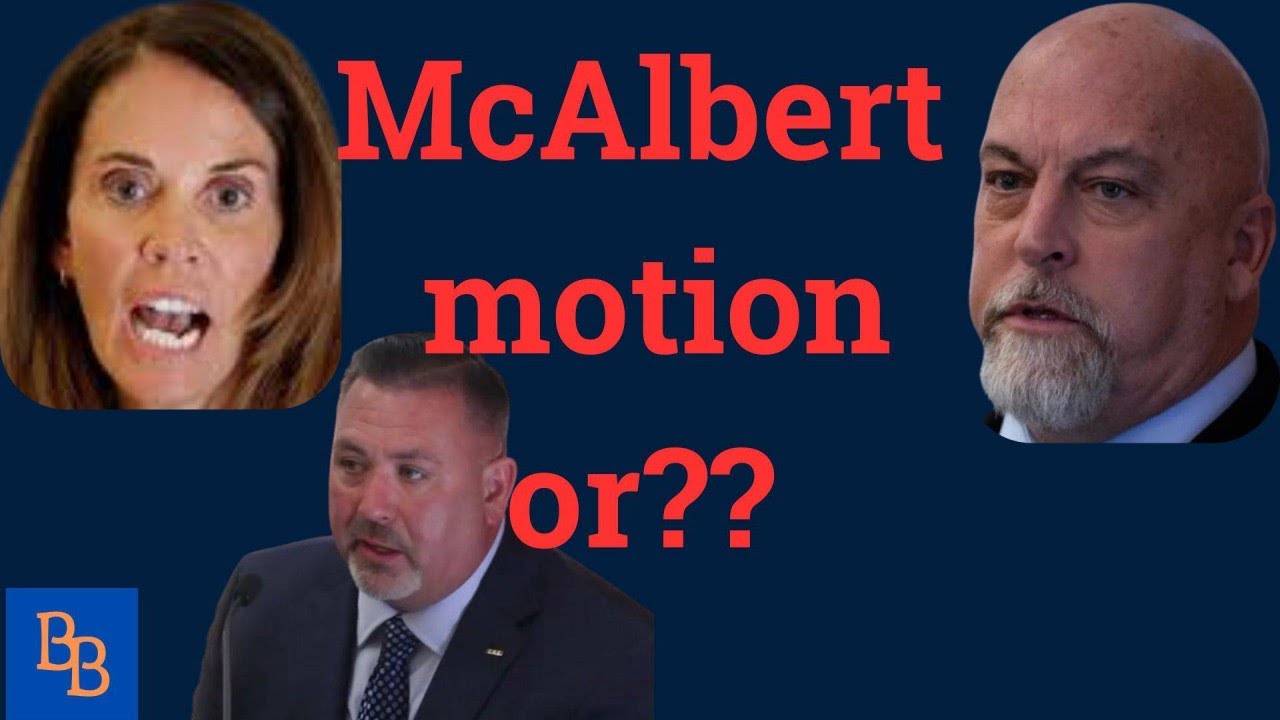 McAlberts filed a new motion or? - YouTube