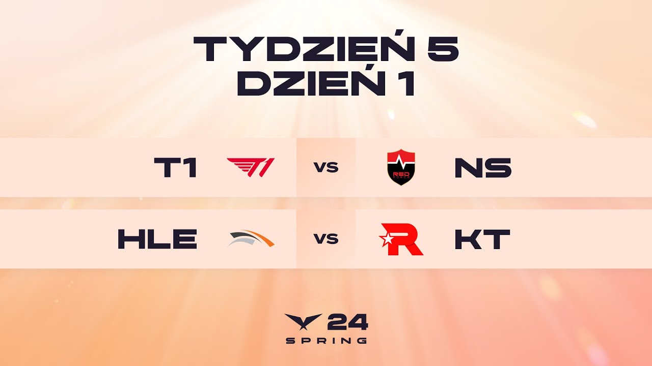 T1 v NS | HLE v KT | 2024 LCK Spring | #LeagueOfLegends - YouTube