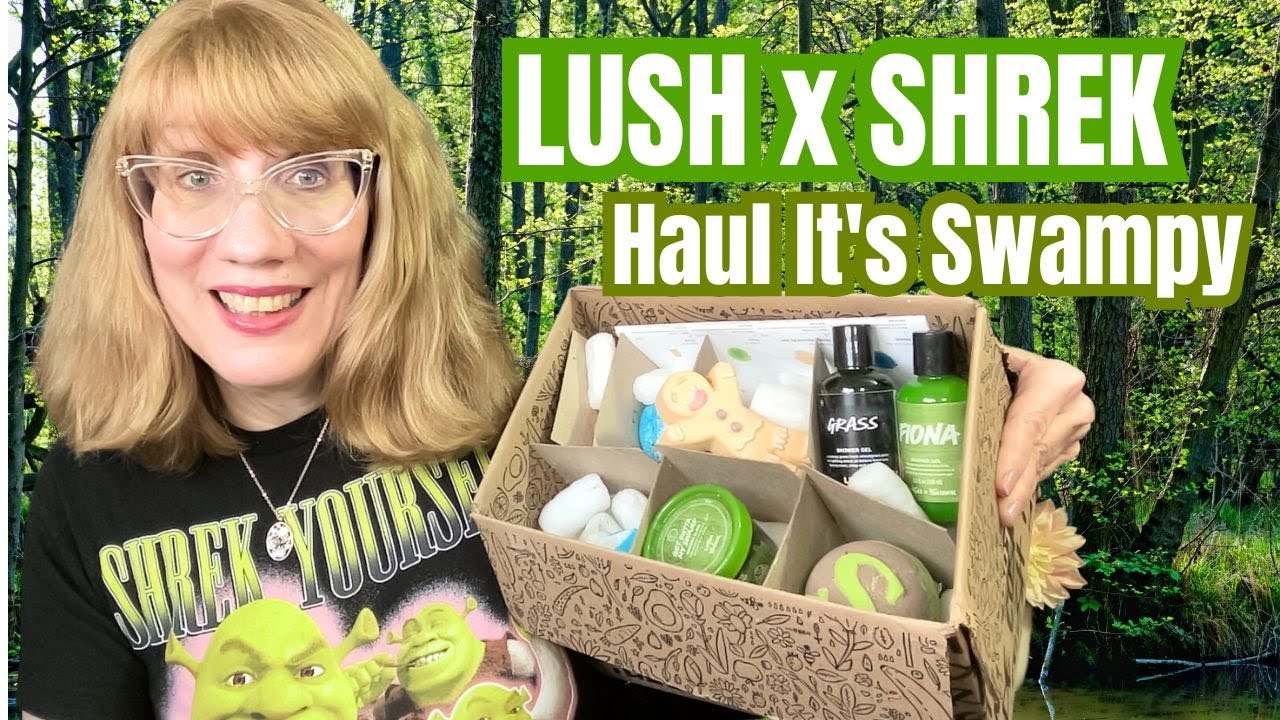 LUSH x SHREK Collection Haul - It's Swampy!!! - YouTube