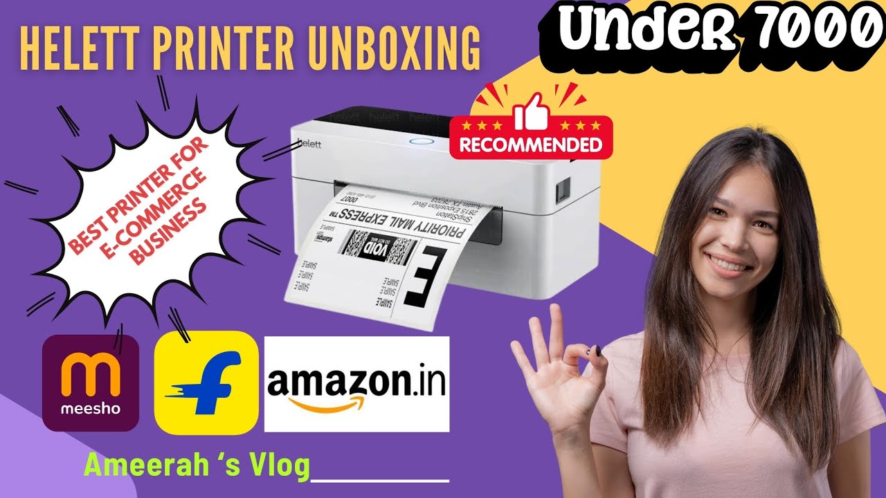 Unboxing Helett H30C Direct Thermal Printer for my eCommerce Business ...