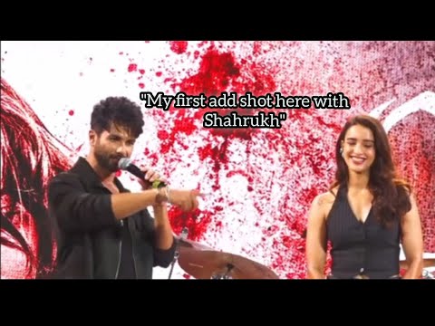 My first ever TV commercial shot right here with SRK | O Romeo film promotions|Shahid Kapoor, Tripti
