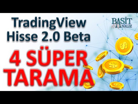 TRADINGVIEW HİSSE 2.0 MUHTEŞEM 4 TARAMA #yatırım #finans #borsa #hisse #keşfet #tarama #tradingview
