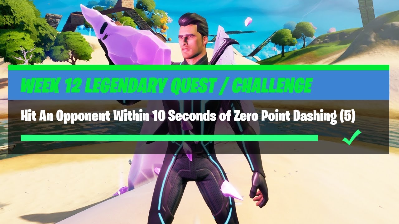 Hit An Opponent Within 10 Seconds of Zero Point Dashing (5) - Fortnite ...