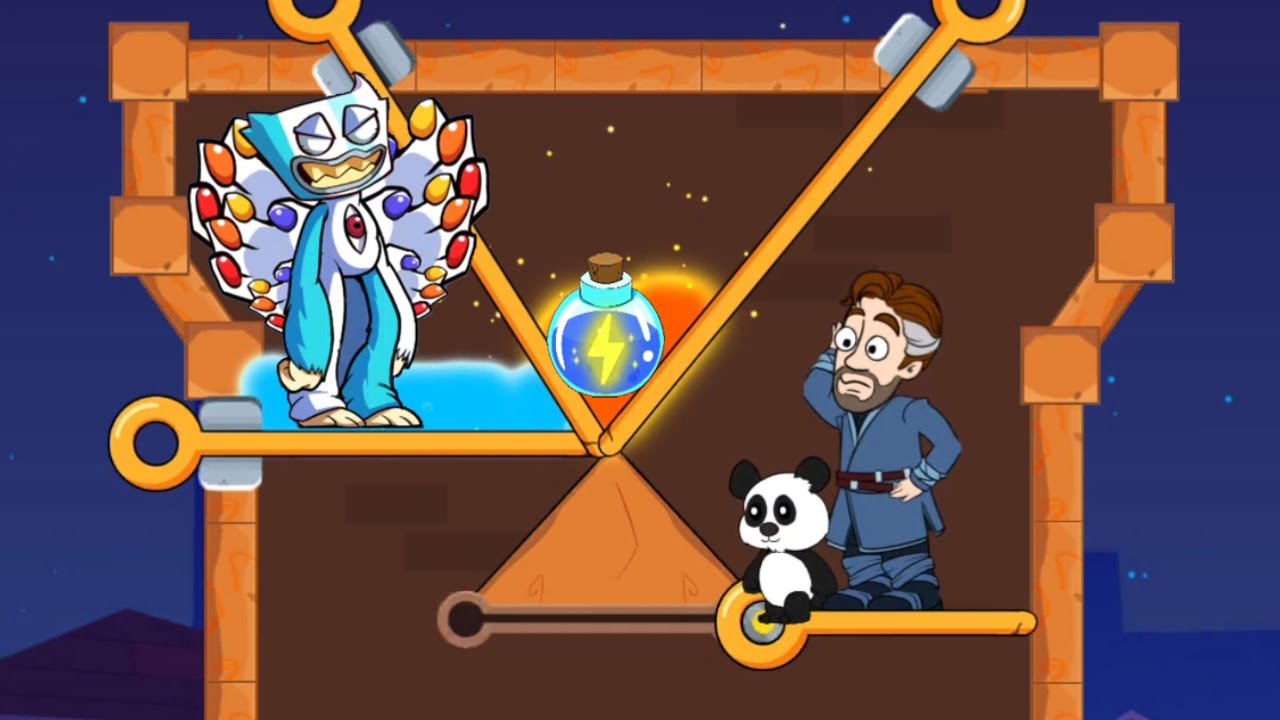 Home Pin Rescue Game Puzzle Pull The Pin New Gameplay - YouTube