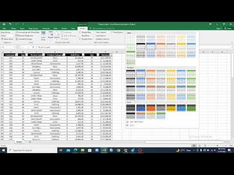 Excel Table - YouTube