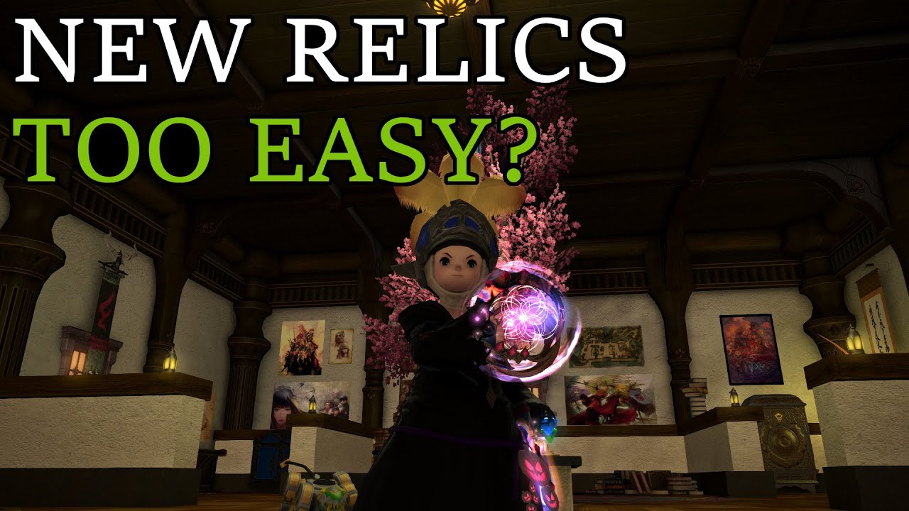 Are the new Shadowbringer Relics too easy to obtain? - FFXIV - YouTube