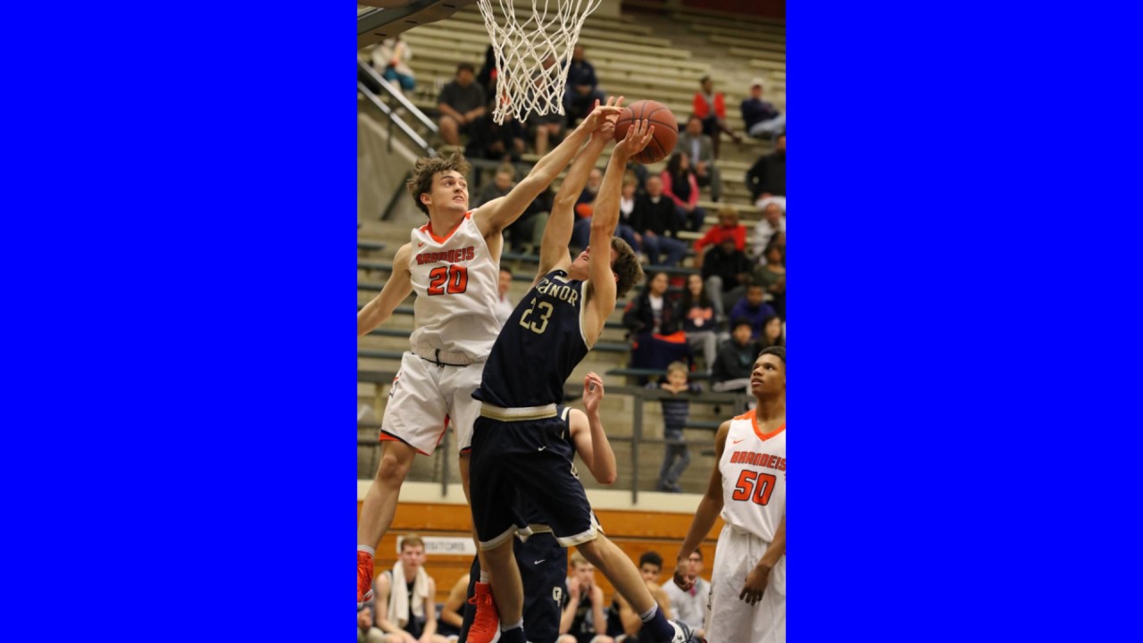 2017 OConnor vs Brandeis Boys Basketball - YouTube