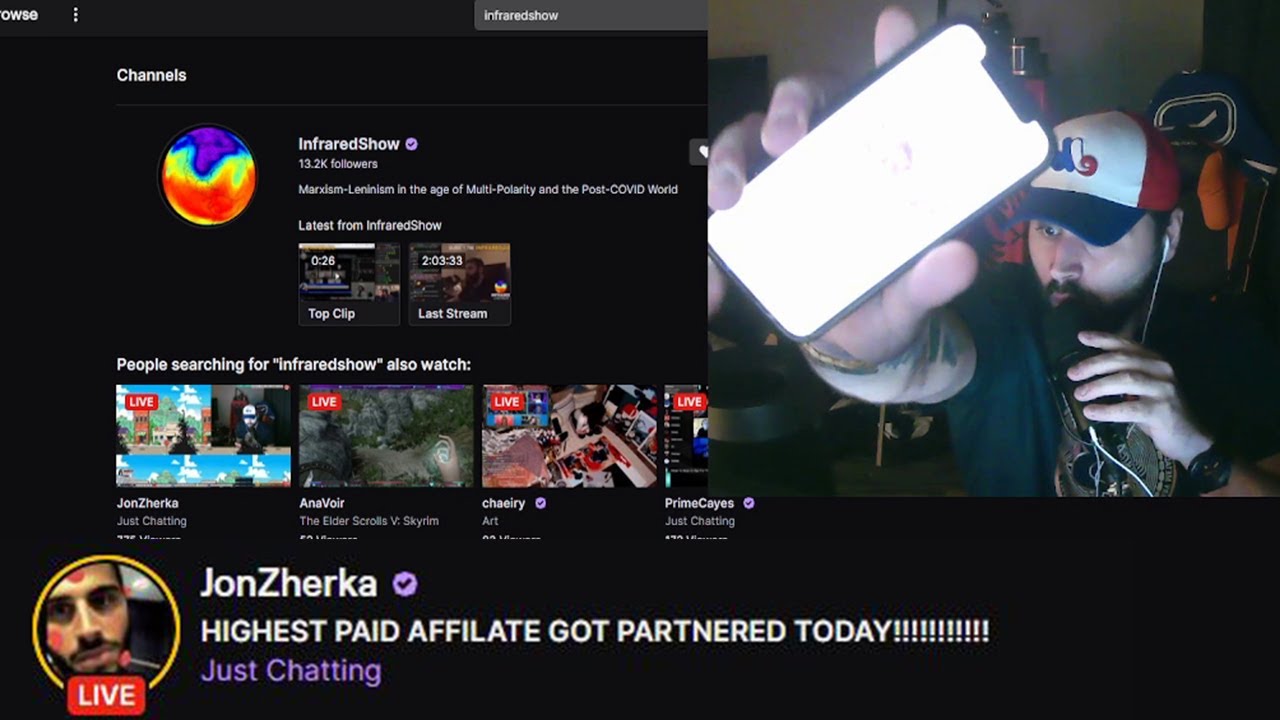 Jon Zherka Gets Twitch Partnership - YouTube