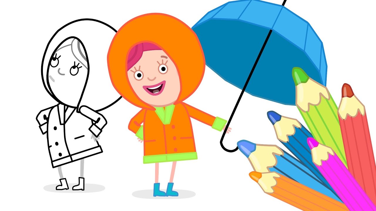 Learn colors for kids with Smarta & coloring pages! Cartoons for babies ...