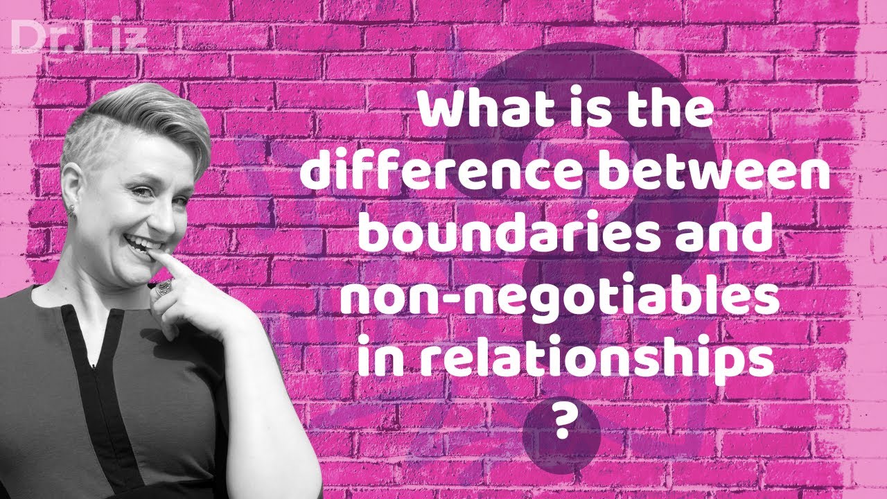 What is the difference between boundaries and non-negotiables in ...