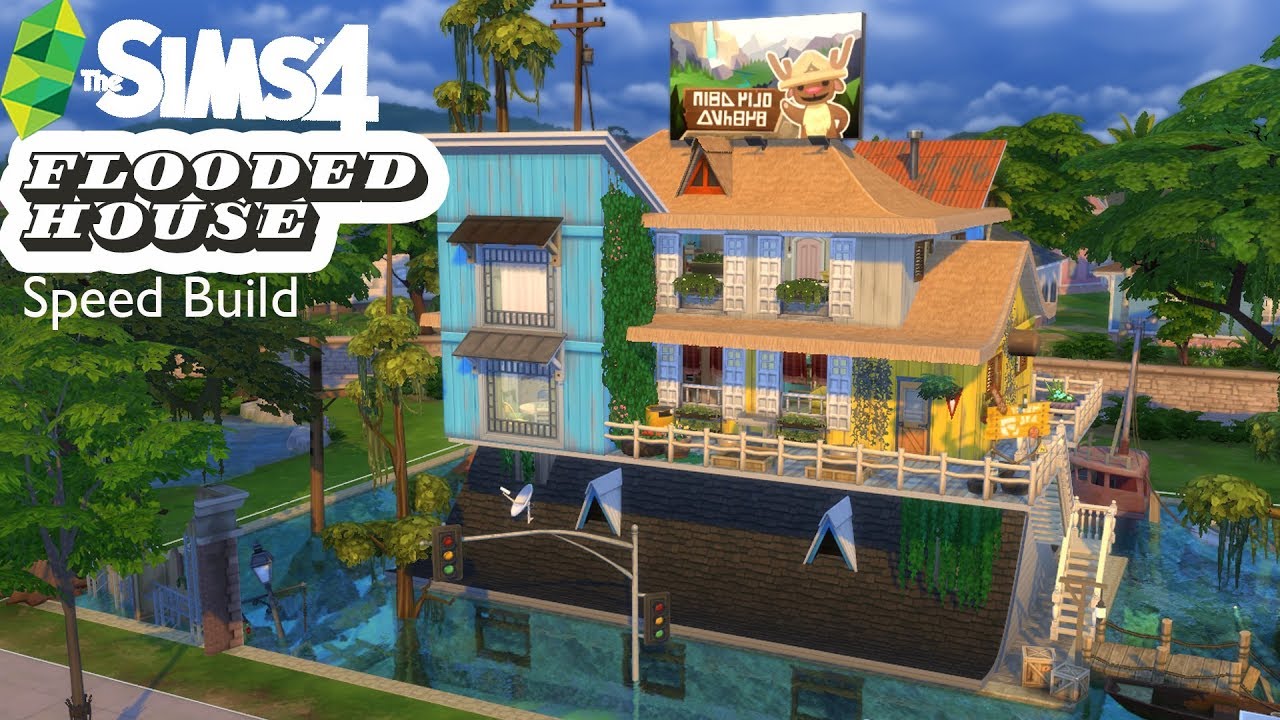 Post Flooded World | Speed Build | Sims 4 - YouTube