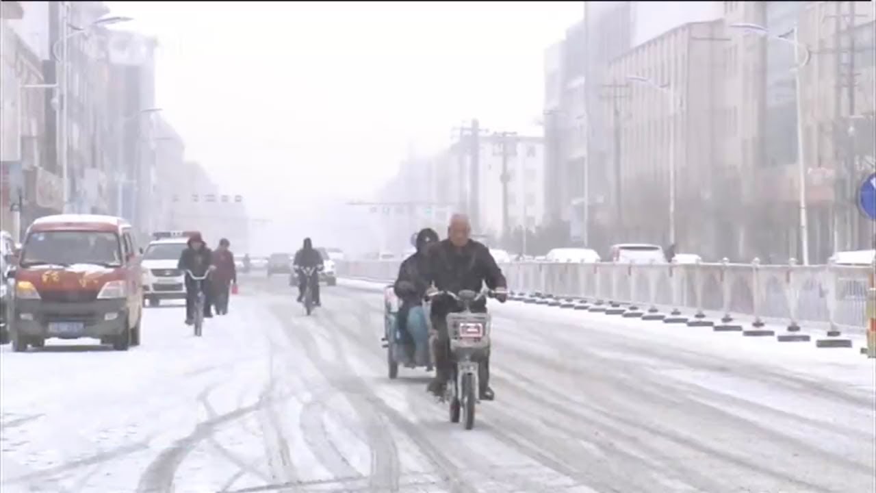 Northern China hit by strong winds and snow, sandstorm lands in ...