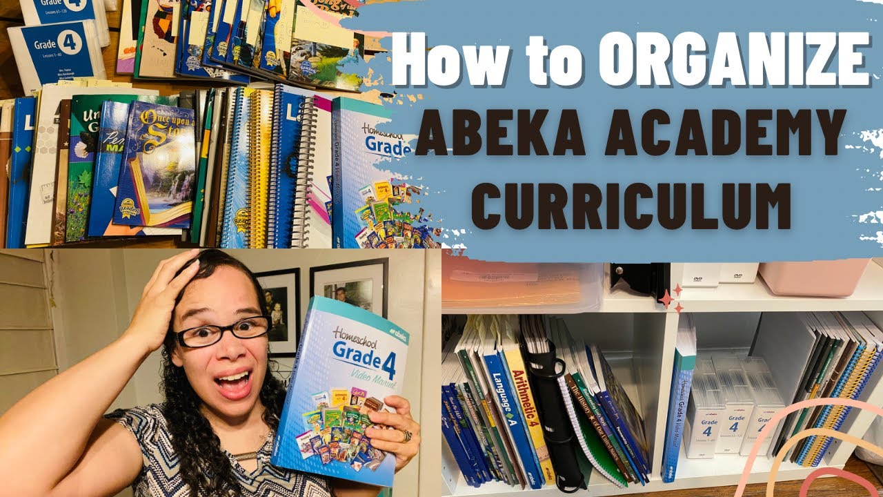 BEST WAY TO ORGANIZE YOUR ABEKA HOMESCHOOL 4th Grade curriculum ...