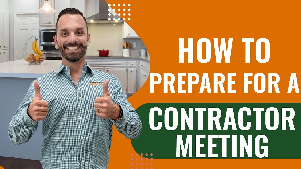 How To Prepare for a Meeting with your Contractor | kbCRATE - YouTube