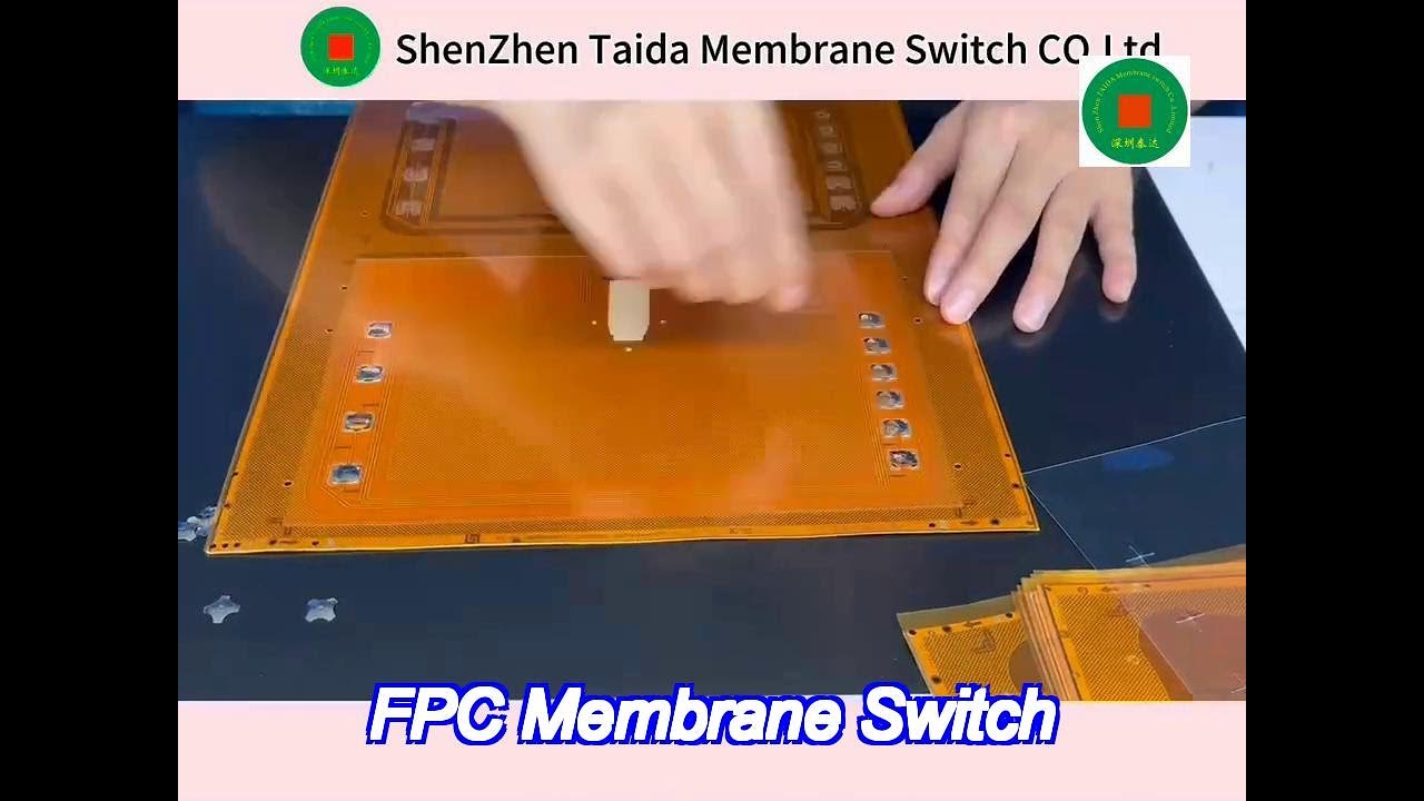 fpc copper circuit waterproof flexible membrane switches with led ...