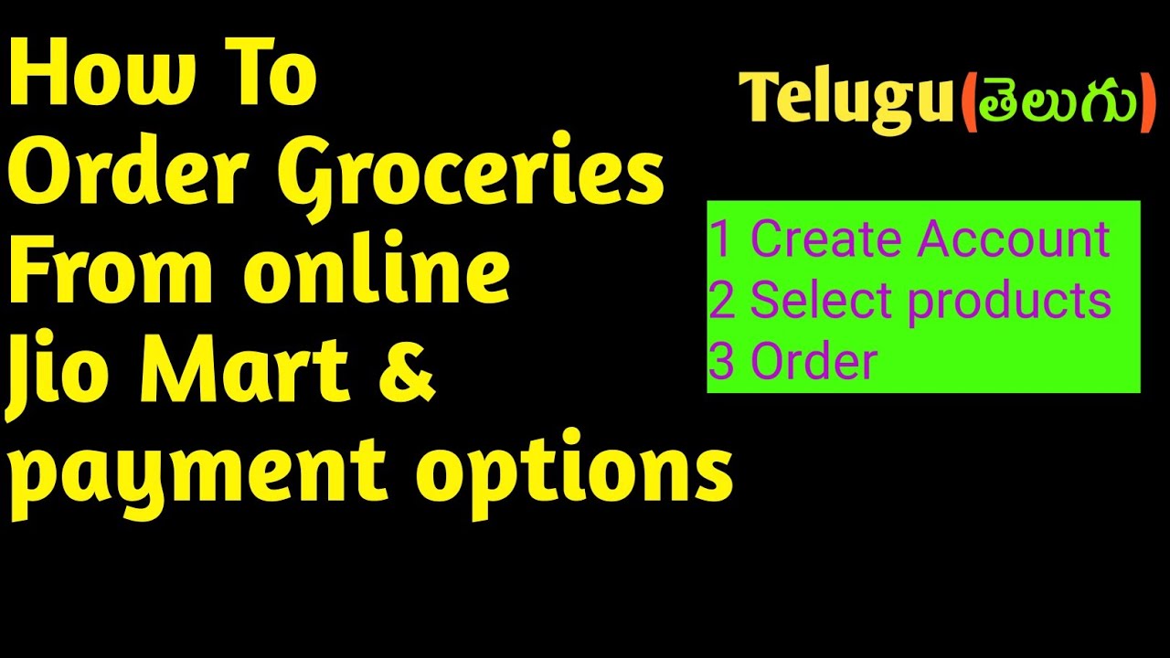 Jio mart online shopping| jio mart online order process | How to order ...