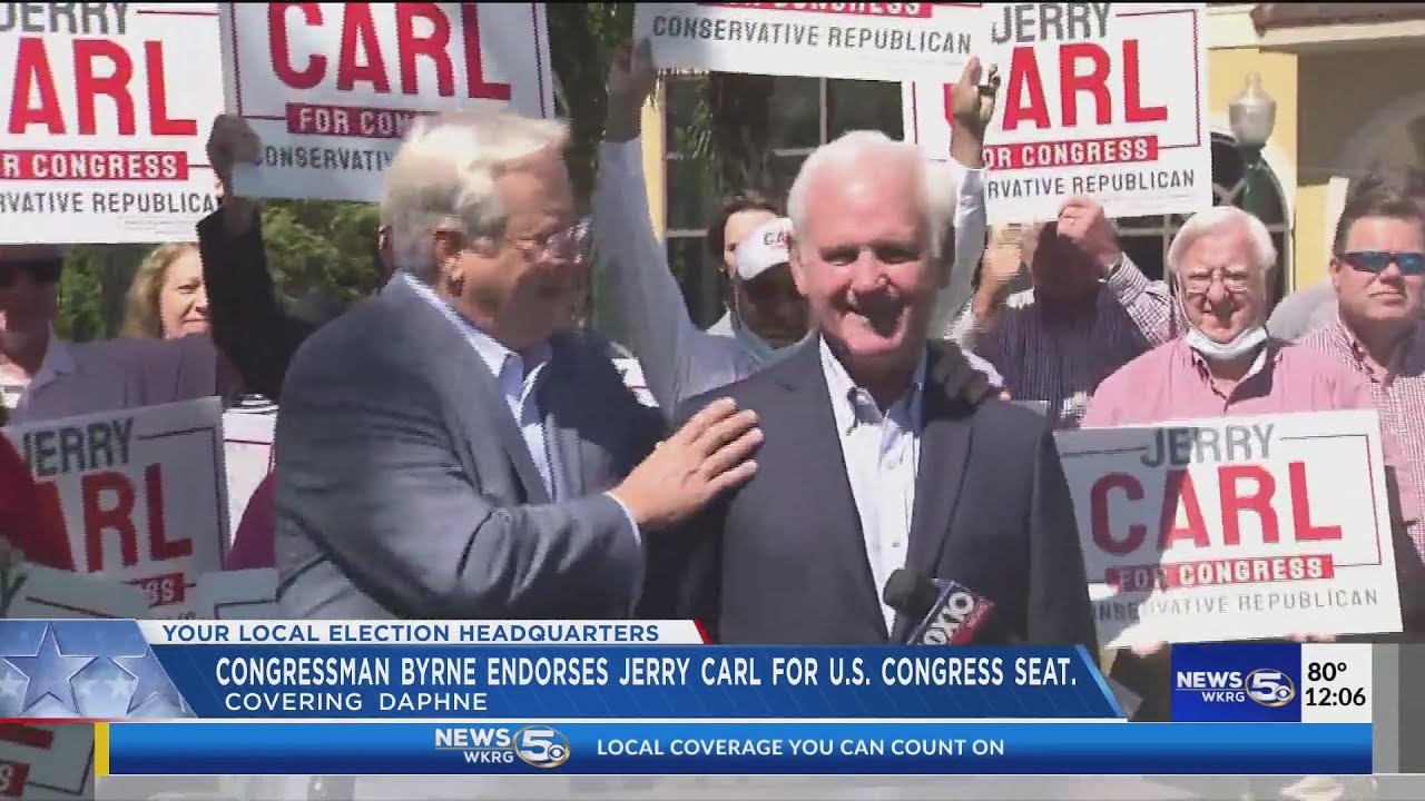 WATCH: Alabama Congressman Bradley Byrne endorses Jerry Carl for U.S ...