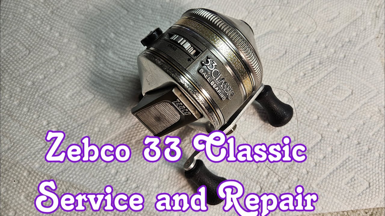 Zebco 33 Classic Service and Repair - YouTube