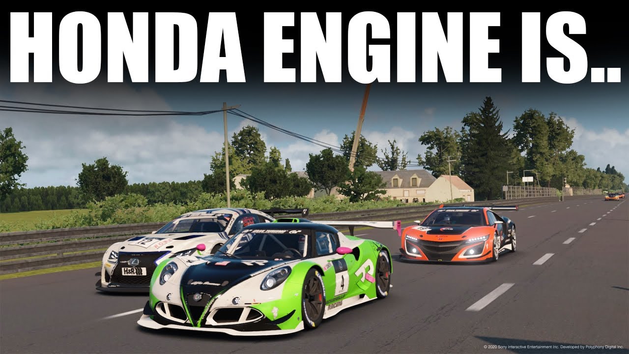 GT Sport: Racing With A GP2 Engine At Le Mans - YouTube