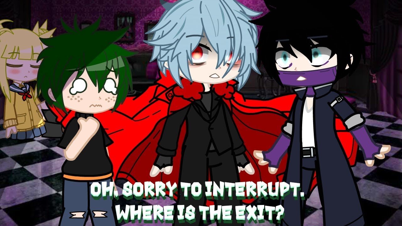 "Oh, sorry to interrupt. Where is the exit?" | LOV&Deku | MHA skit ...