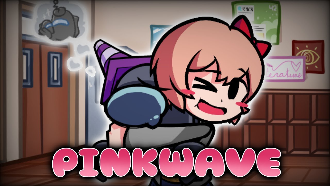 Spreading Joy - PINKWAVE but Sayori and Grey sing it (FNF Cover) - YouTube