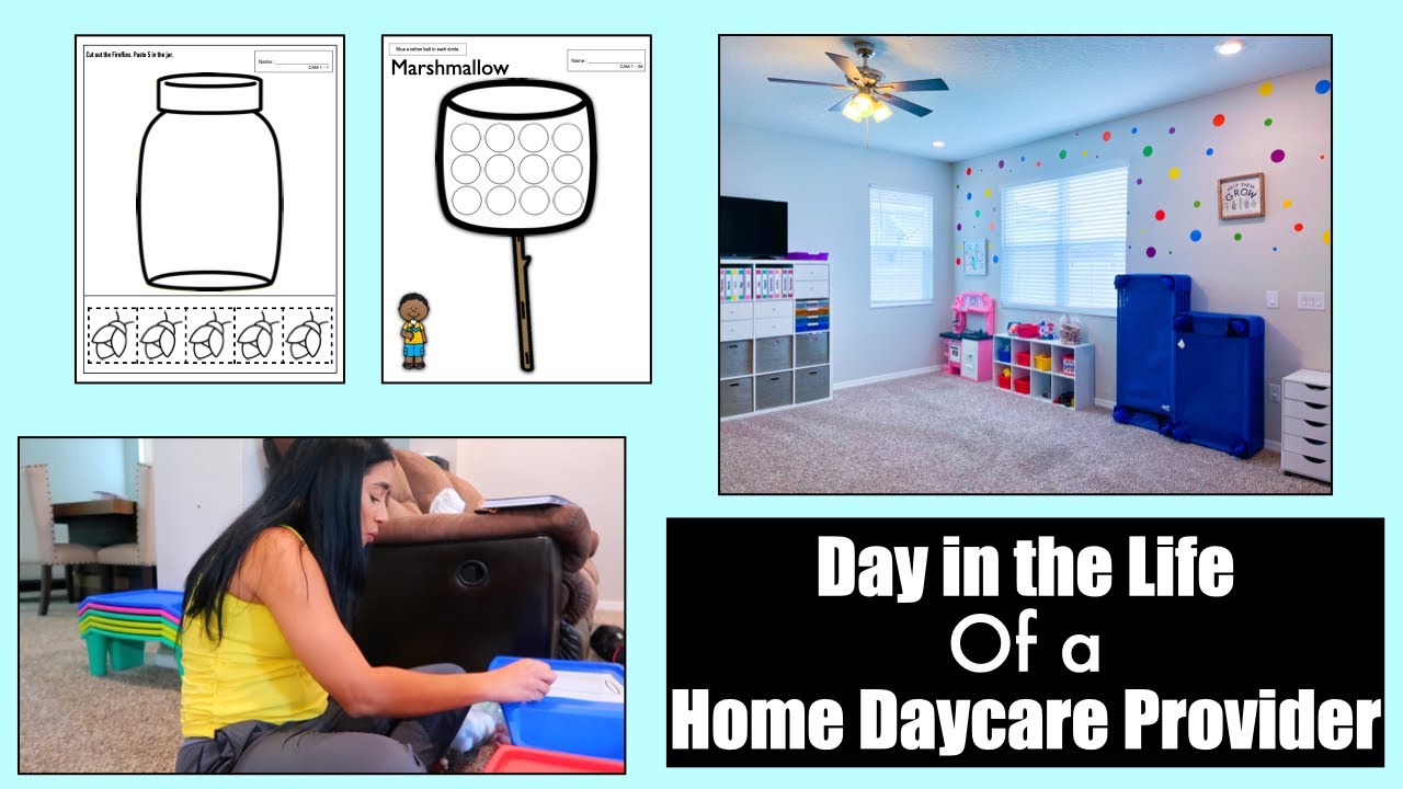 Day in the Life of a Home Daycare Provider - YouTube