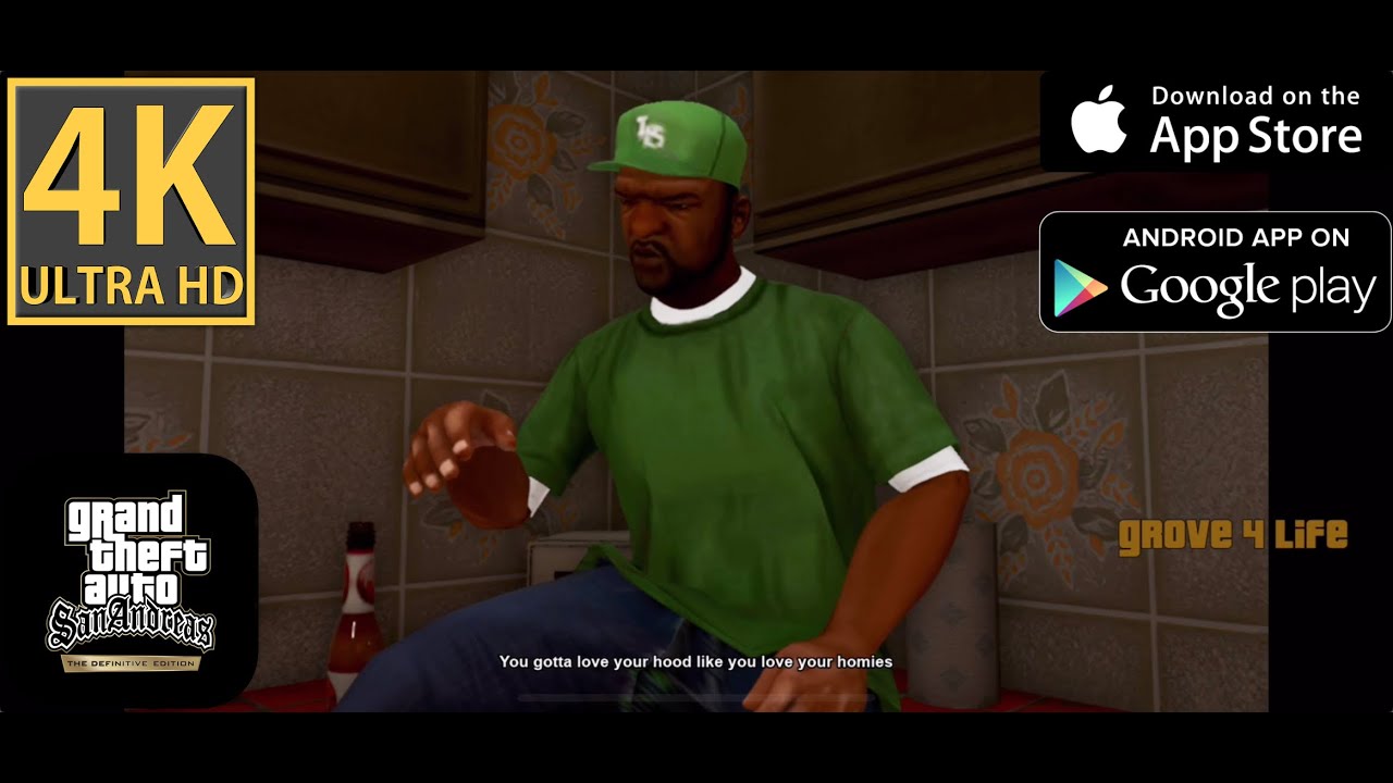 Grove 4 Life - GTA: San Andreas – Definitive - 4K Mobile iOS Android ...