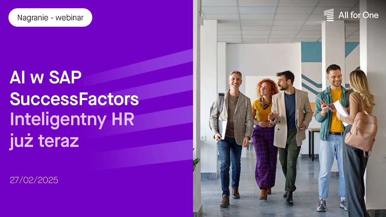 AI w SAP SuccessFactors – inteligentny HR już teraz - YouTube