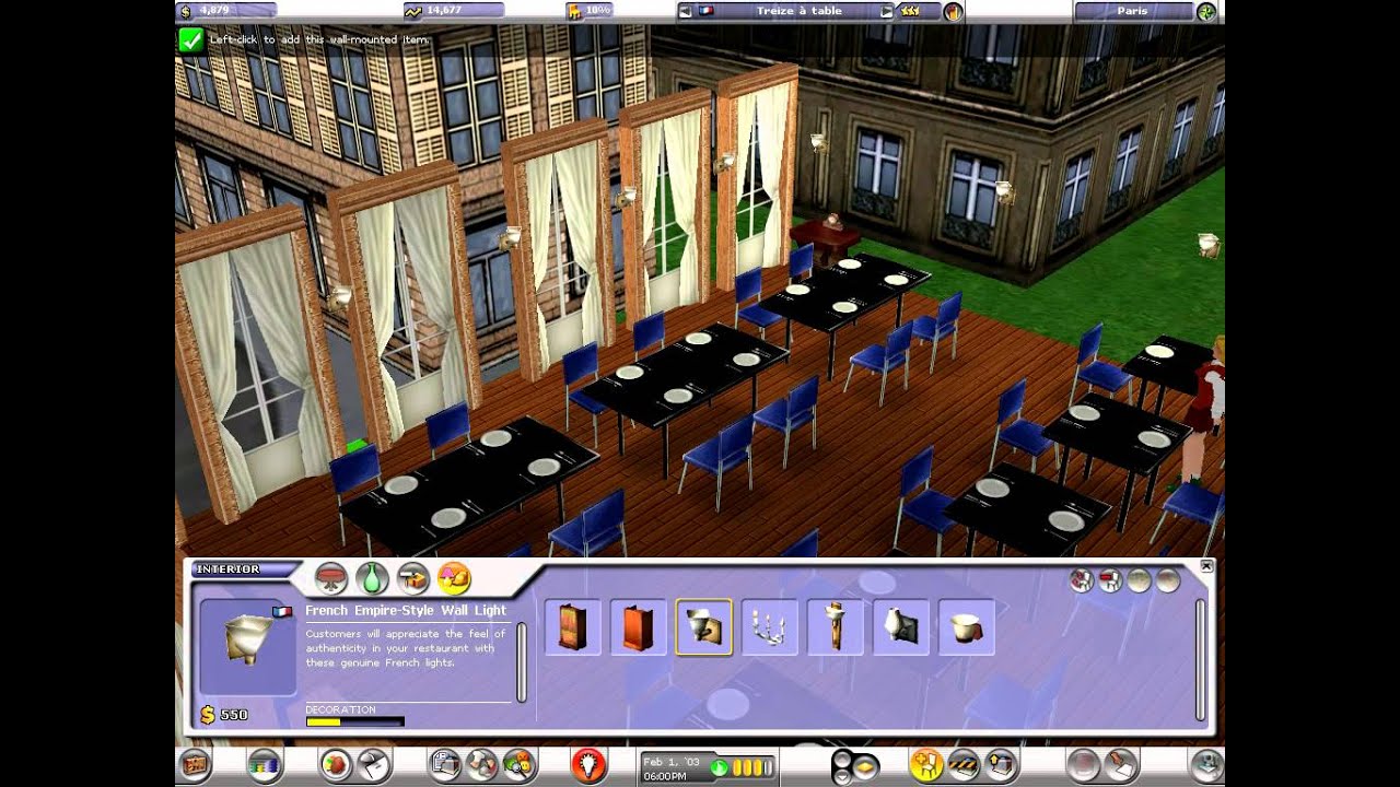 Let's Play Restaurant Empire 002 (So. Many. Tables.) - YouTube
