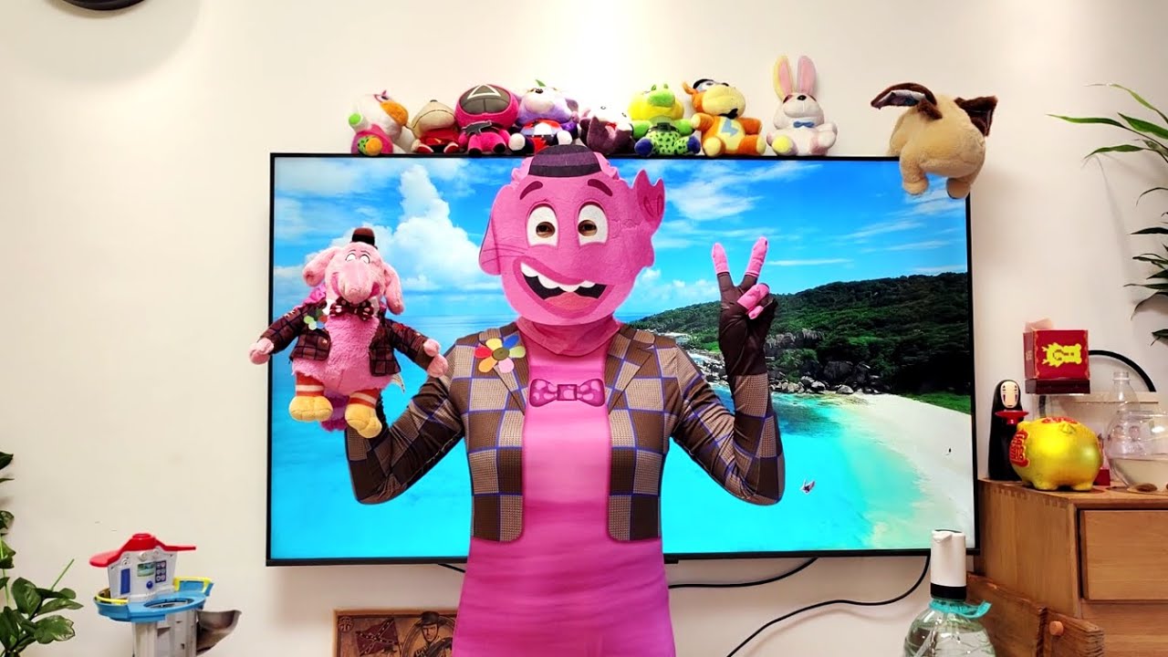 Inside Out 2 Bing Bong Costume Jumpsuit Unboxing 2024 - YouTube