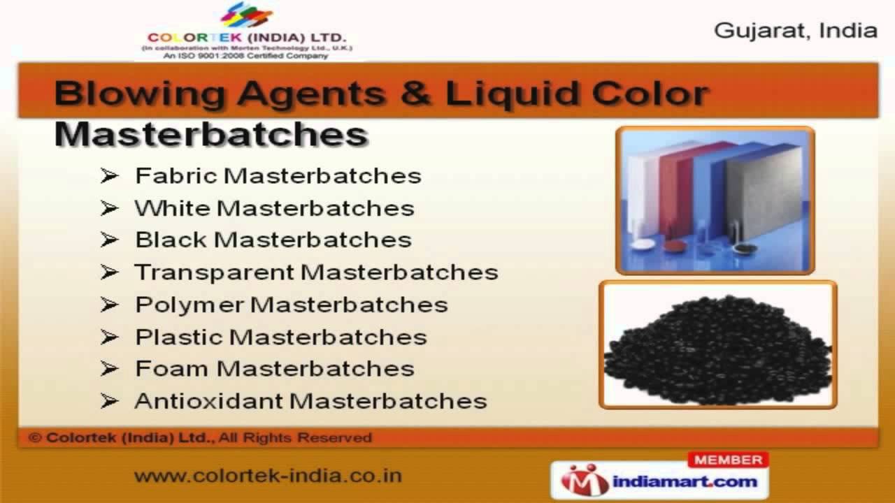Liquid Colorant & Additives By Colortek (India) Ltd., Valsad - YouTube