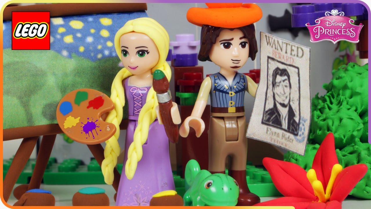 ♥ LEGO Disney Princess Rapunzel Charmed Adventures (Painting Wall Mural ...