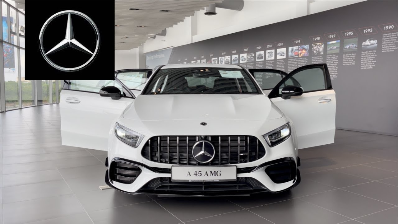 Mercedes-AMG A45 S 4Matic+ Hatchback Digital White (Interior & Exterior ...