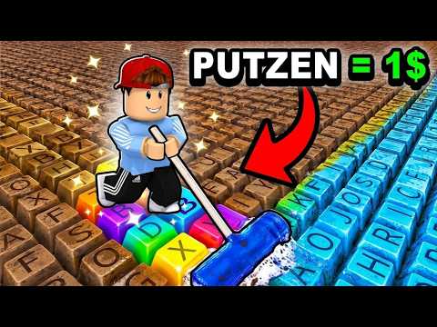 Ich MUSS die TASTEN SAUBER MACHEN in Roblox!