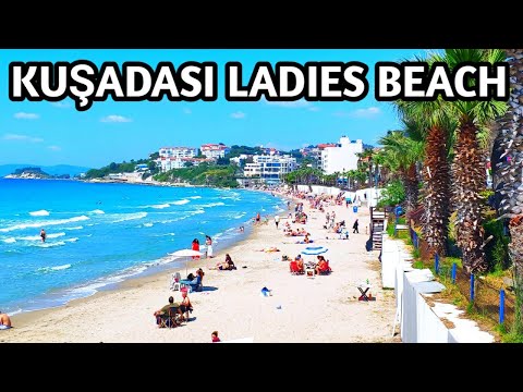 LADIES BEACH KUŞADASI, AYDIN TÜRKIYE | 3 May 2025 | Kuşadası Kadınlar Plajı | 4k UHD 60fps