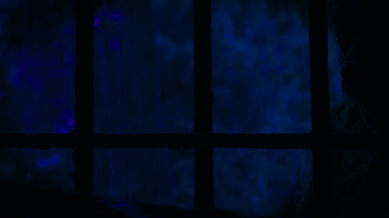 HEAVY RAIN & DEEP THUNDER SOUNDS on Windows at Night | RELAXING RAIN ...