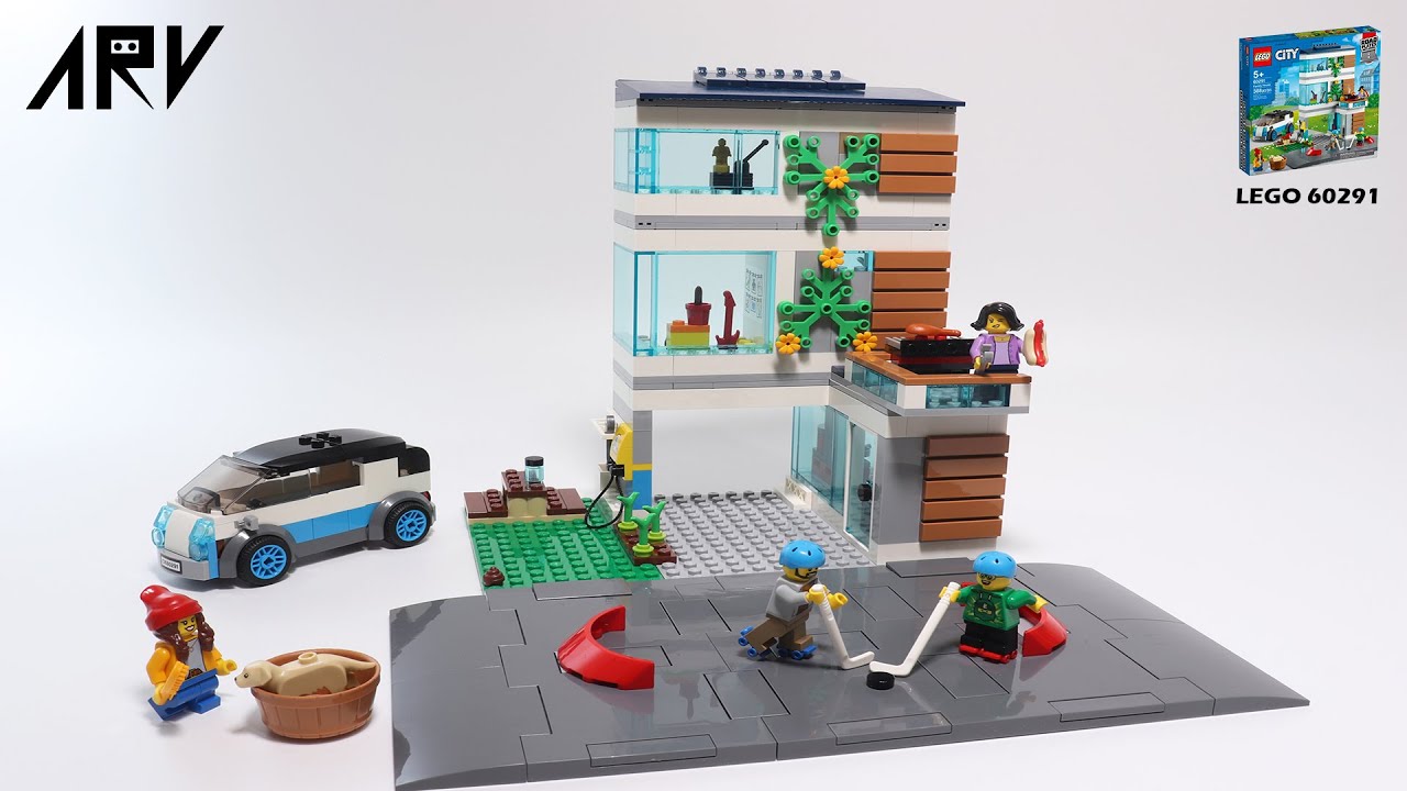 LEGO 樂高 60291 城市系列 城市住家快速組裝 | LEGO 60291 Family House Speed Build - YouTube