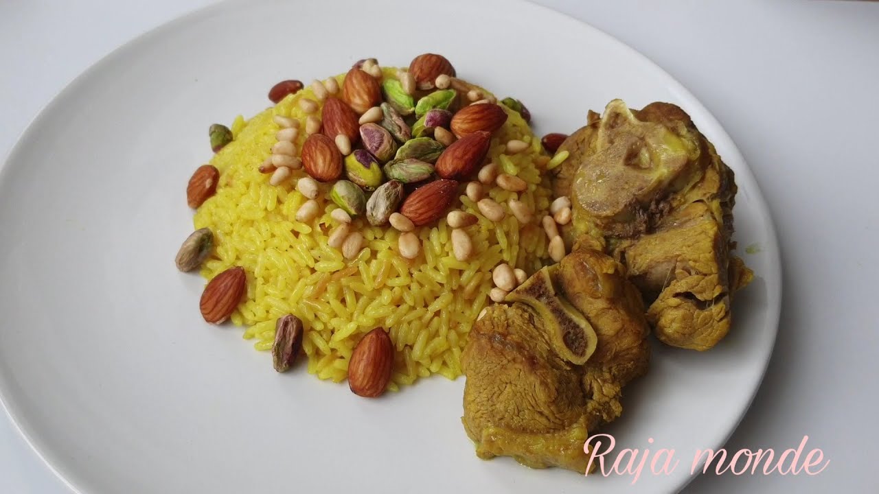 RIZ tunisien aux fruits secs super facile et divinement bon |Rouz azaar ...