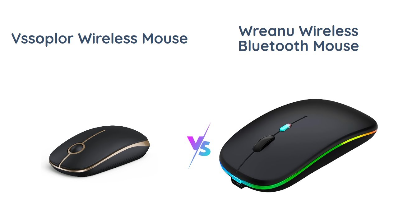🖱️ VssoPlor Wireless Mouse vs WREANU Bluetooth Mouse 🖱️ - YouTube