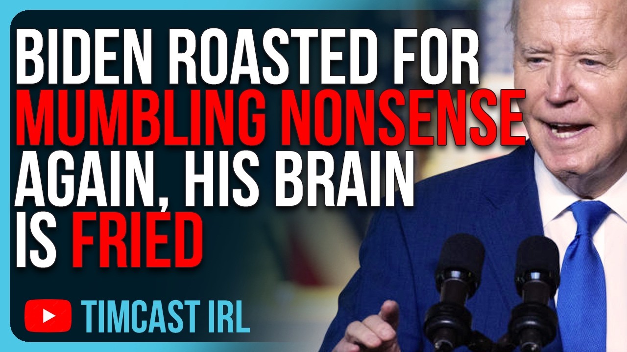 Biden ROASTED For Mumbling Nonsense AGAIN, His Brain Is FRIED - YouTube