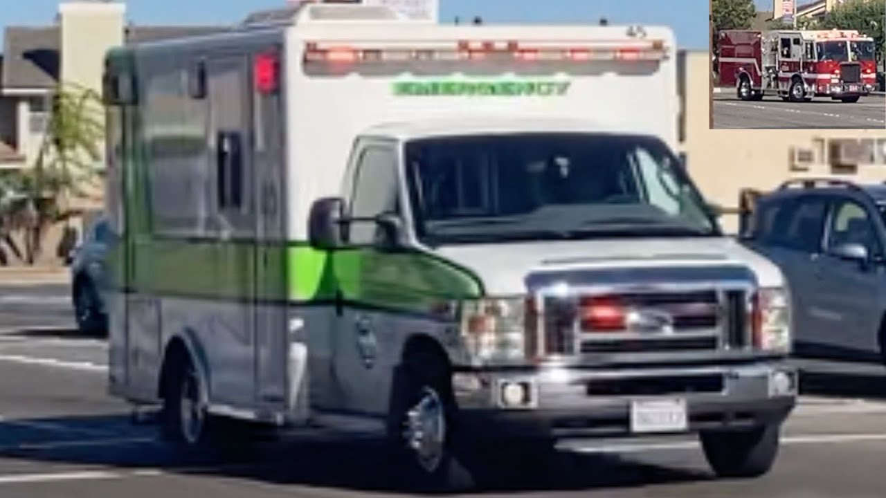 OCFA ET 264 and Engine 64 responding - YouTube