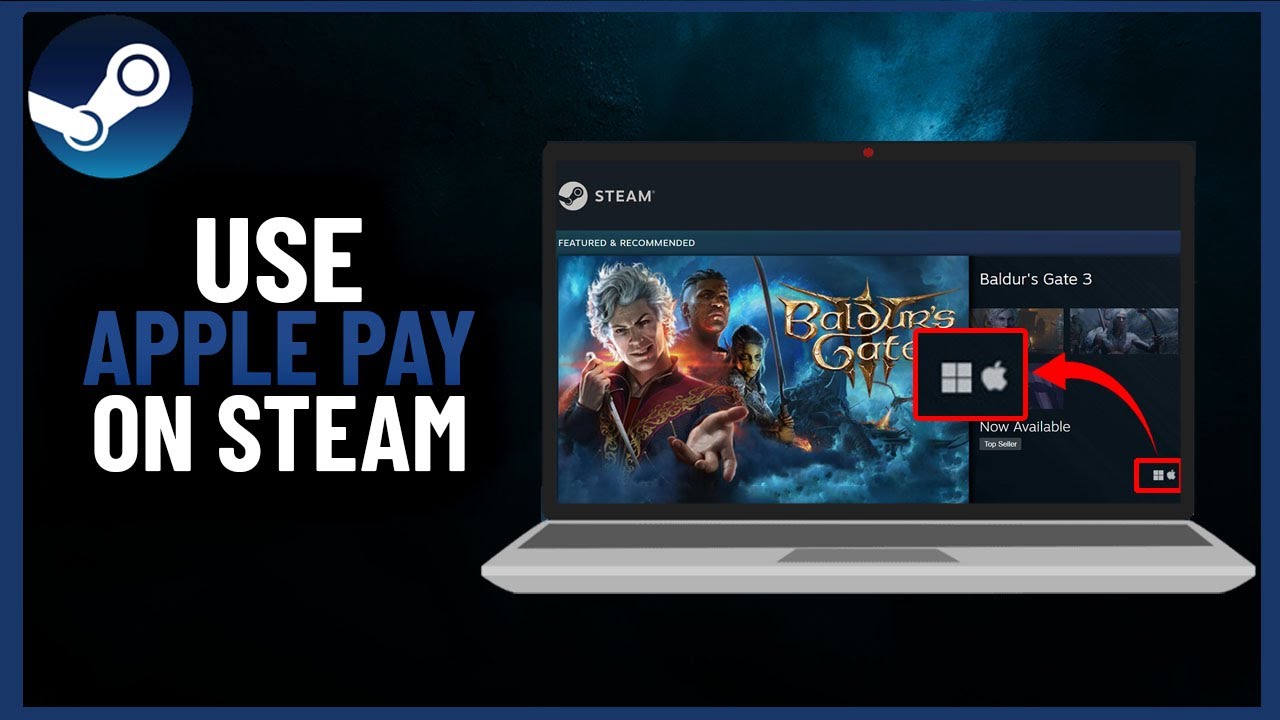 How to Use Apple Pay on Steam | Step by Step (2024) - YouTube